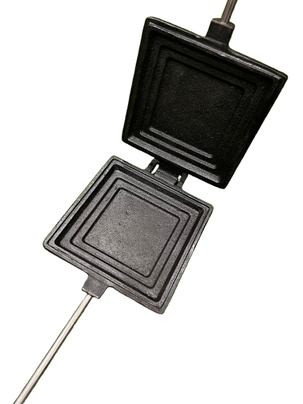 Sandwich Maker Cooker, Cast Iron Krucible Kitchen Seasoned