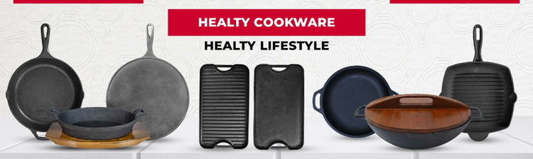 Krucible Kitchen Cast Iron Cookware and Serve-ware, Made in Pakistan